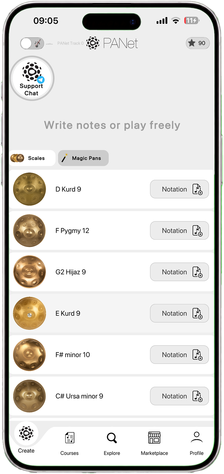 PANet - Handpan App
