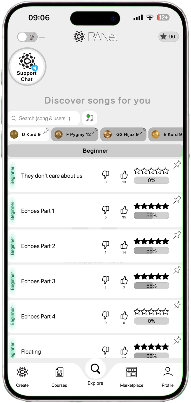 PANet - Handpan App